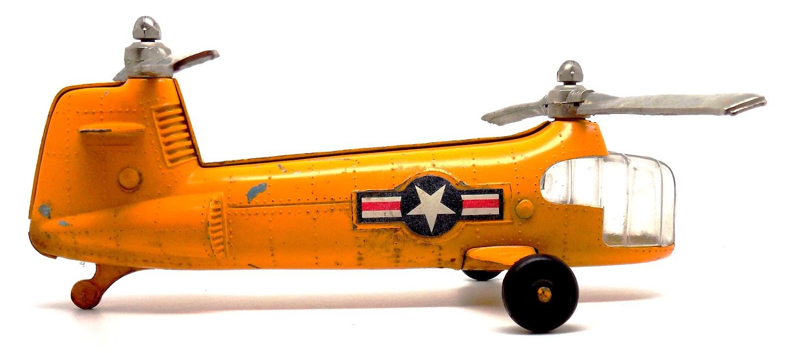 Toys and Stuff: Hubley Kiddie Toy No.1484 Mighty Metal Helicopter