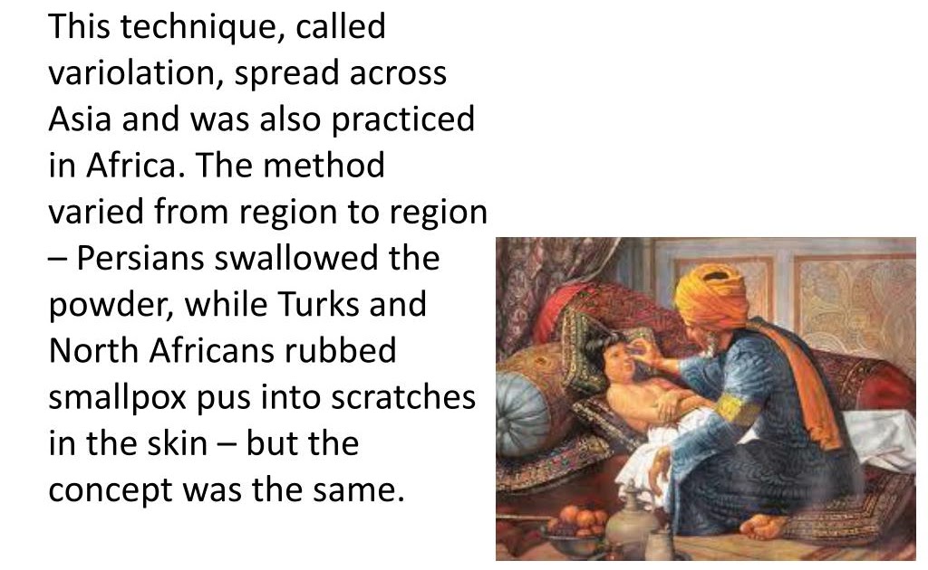 How was the first vaccine discovered?