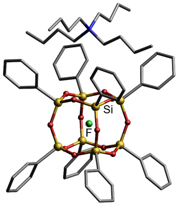Electronic properties of octameric silsesquioxanes