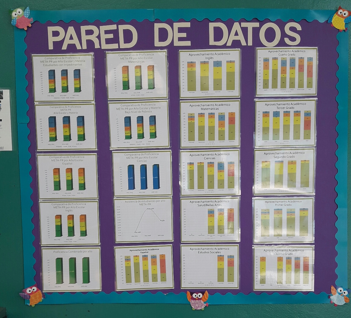 Escuela Claudio Ferrer Cotto: Pared de datos