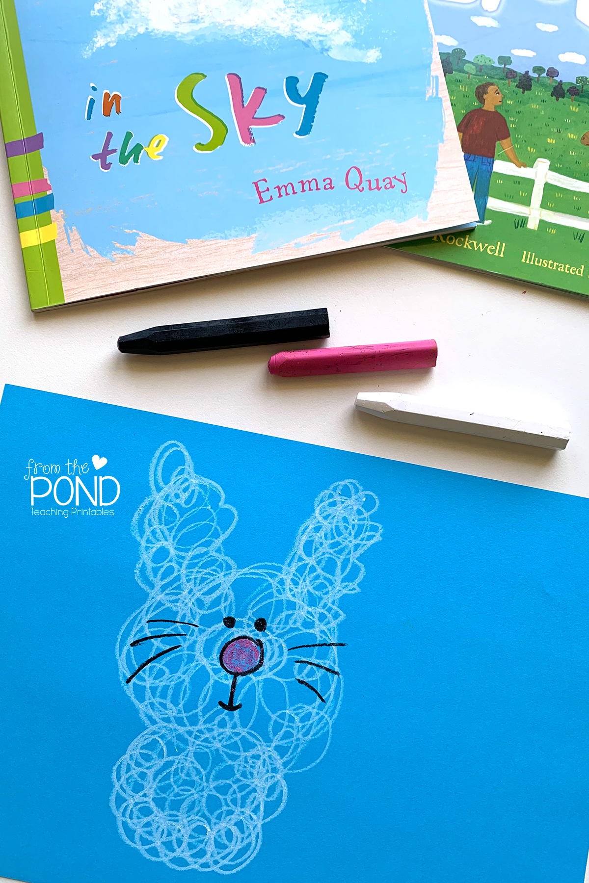 Cloud Art Project with Handwriting | From the Pond