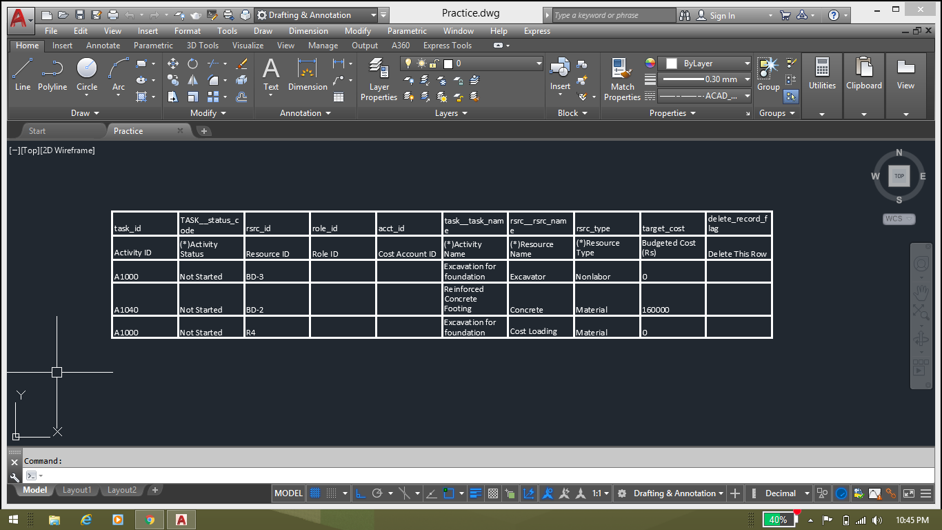 DESIGN A PLAN IN AUTOCAD