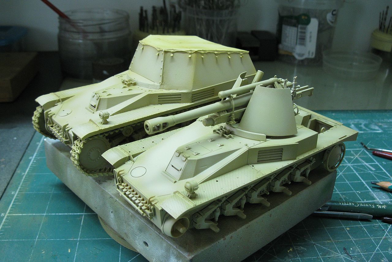 Panzerserra Bunker- Military Scale Models in 1/35 scale: Wespe - 10.5 ...