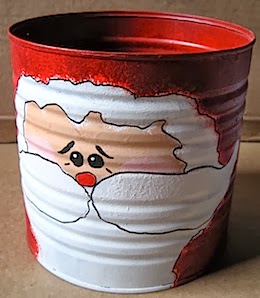 How to Recycle: Recycled Santa Claus Ornaments