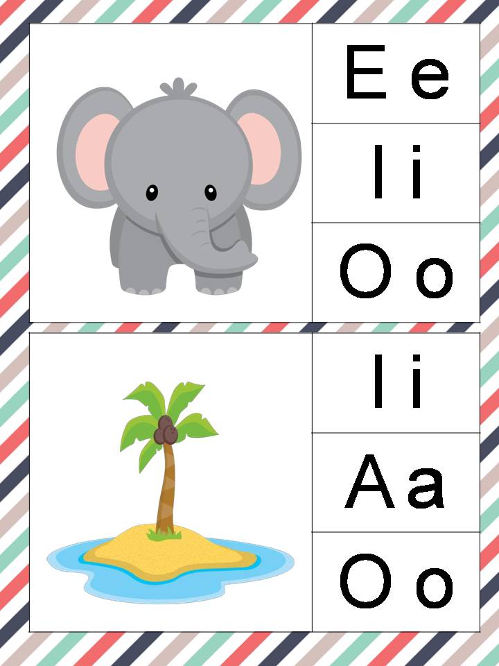 Tarjetas educativas para marcar el sonido inicial | Materiales ...