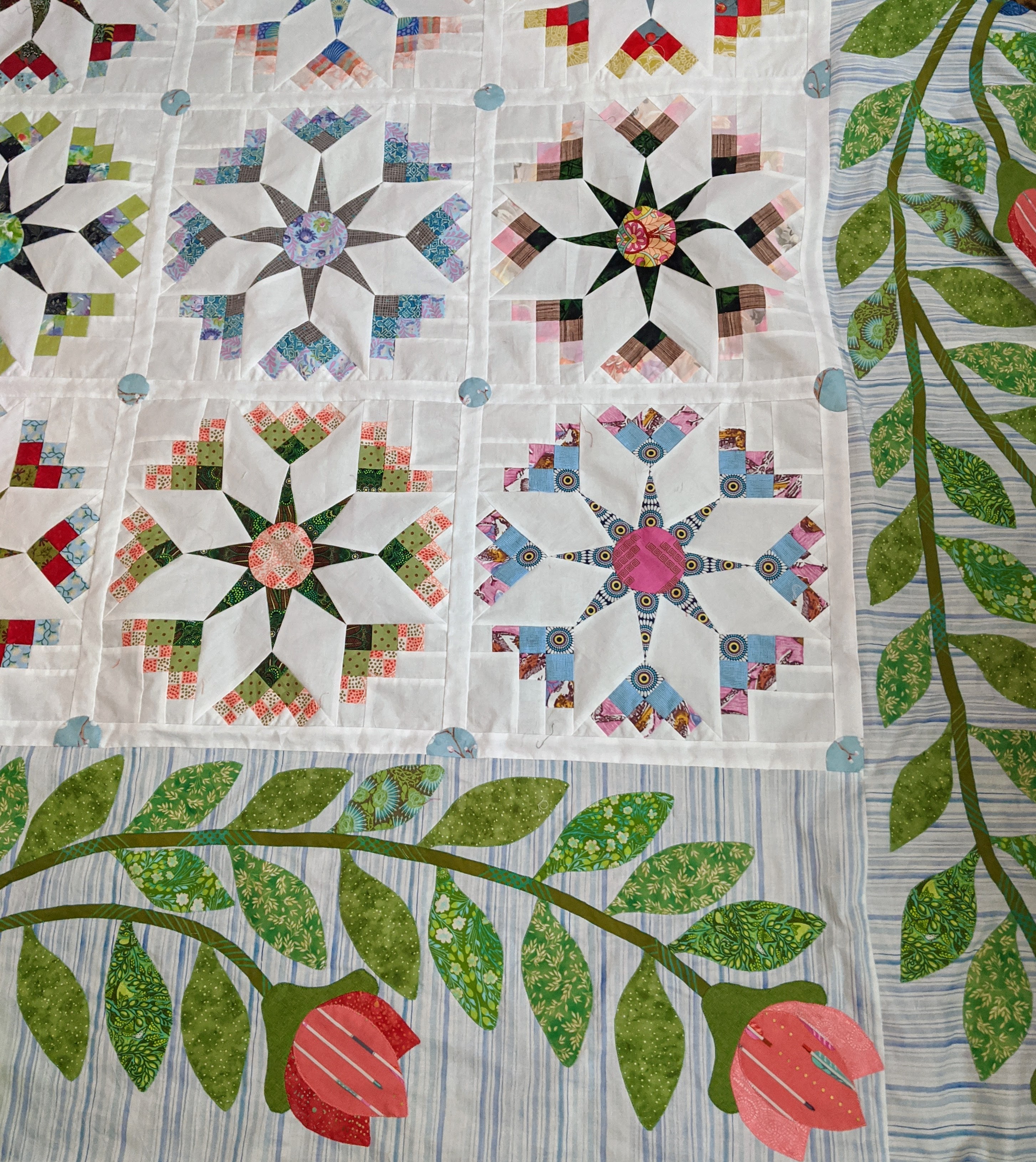 Fret Not Yourself: Circling the Shadow Star Quilt