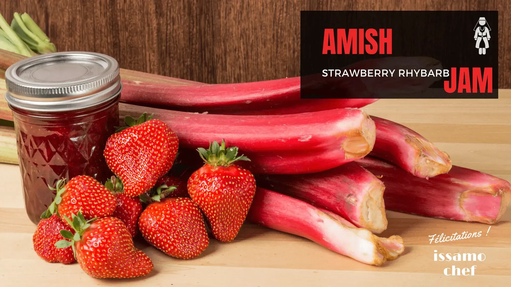 Homemade Amish Strawberry Rhubarb Jam Recipe