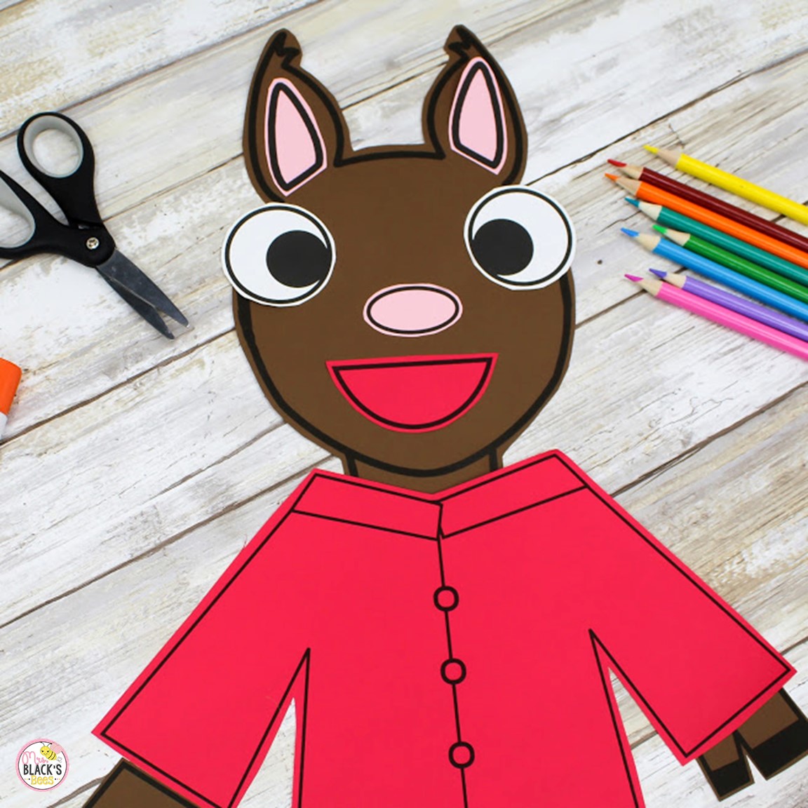 Mrs. Black's Bees: Llama Llama Red Pajama Craft and Writing