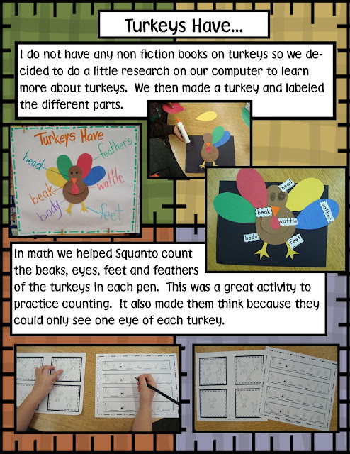 Golden Gang Kindergarten: Turkeys Have. . . Freebies!