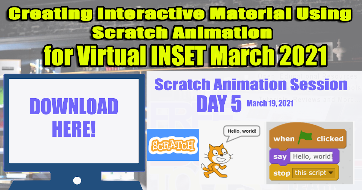 Download Scratch Offline Editor for Teachers Virtual INSET March 2021