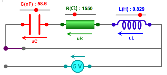 Circuit LC et RLC série en régime libre