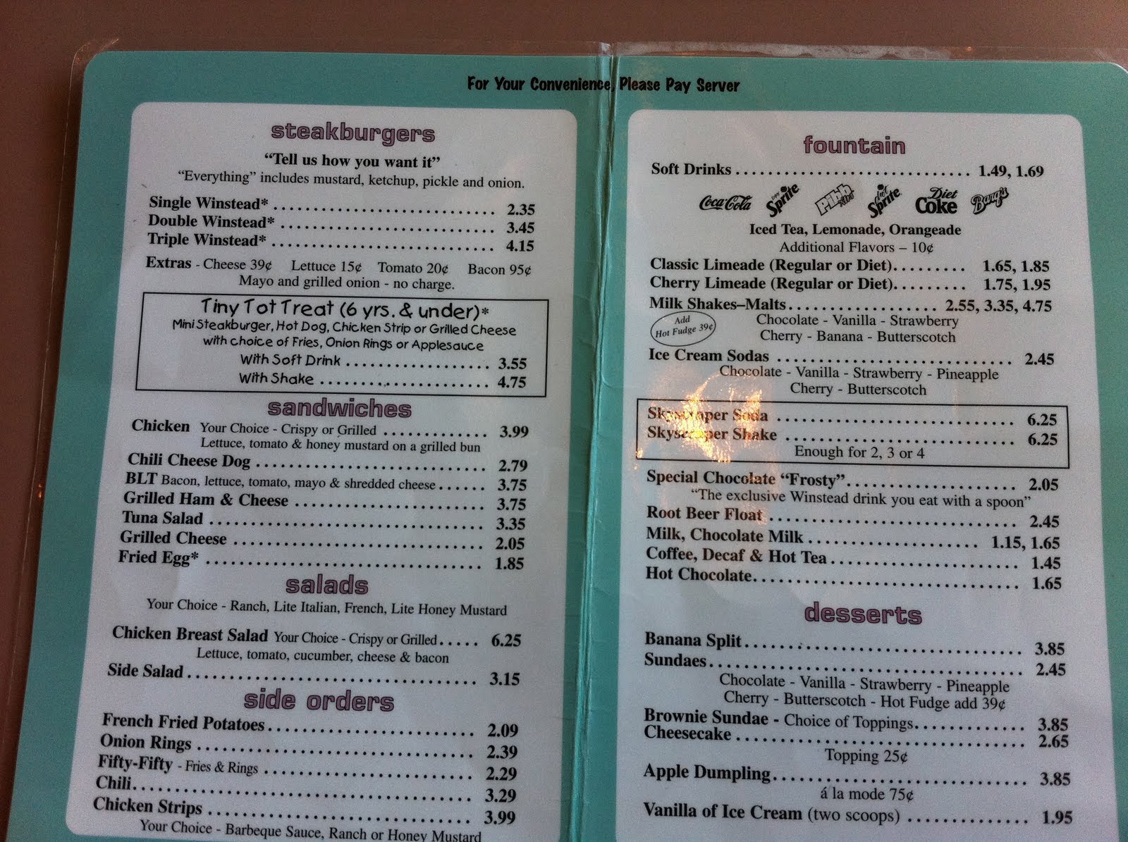 The Quest for the Perfect Burger: Winstead's Drive-Inn, Kansas City, MO ...