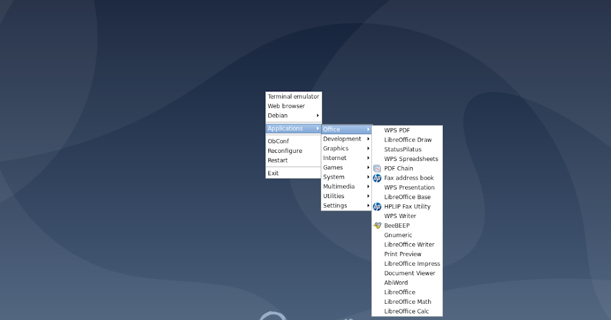 Meu Mundo Tux: Turbinando o Openbox nativo do Debian 10 LXDE