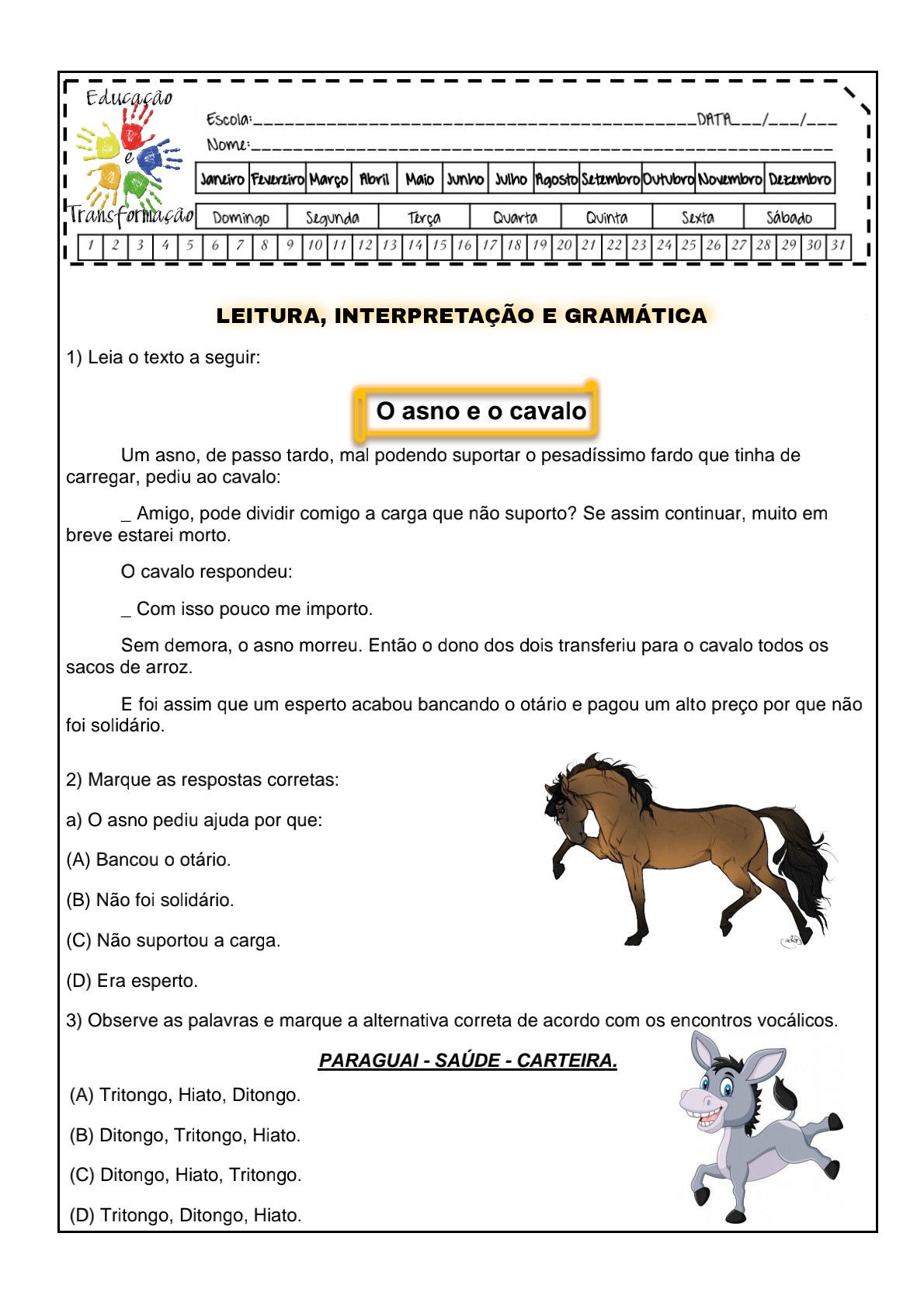 👍Leitura, interpretação e gramática Atividade de língua portuguesa para ... 👍Leitura, interpretação e gramática Atividade de língua portuguesa para ...