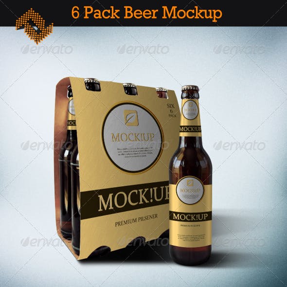 230+ Best Drink Six Pack Mockup Templates | Free & Premium