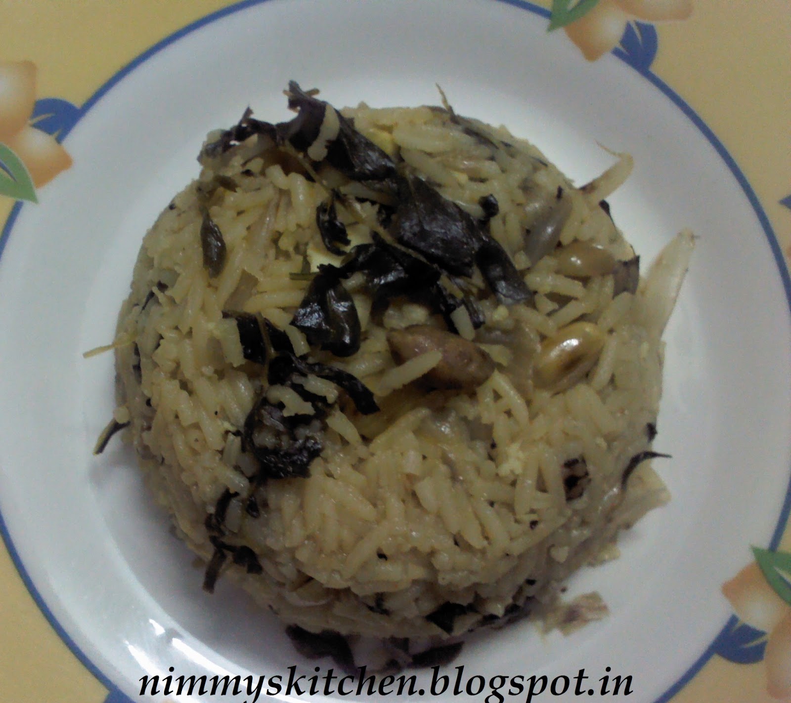 Nimmy's Kitchen: Methi Rice