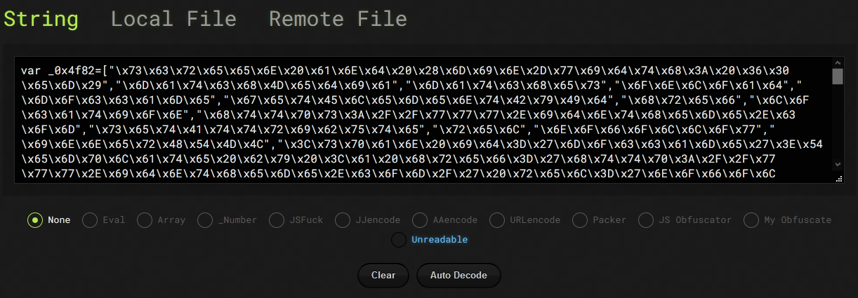 Javascript Deobfuscator And Unpacker - Oke Nulled