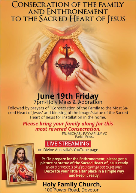 Friends of Divine: CONSECRATION OF THE FAMILY TO THE MOST SACRED HEART ...
