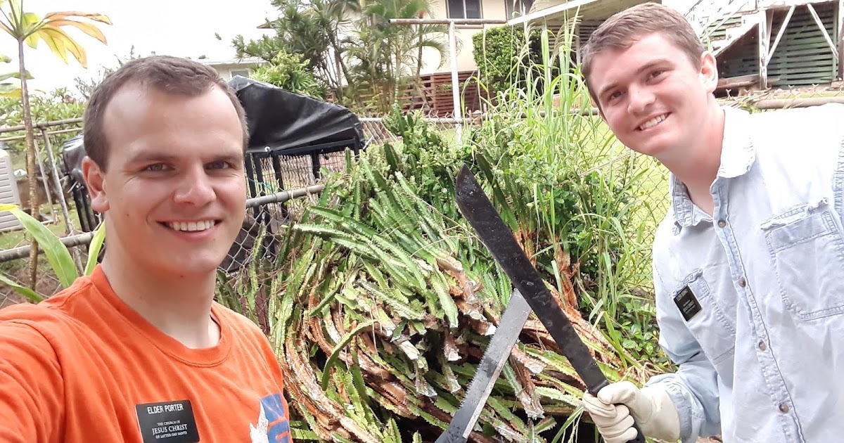 Elder Logan Porter: Busy day!