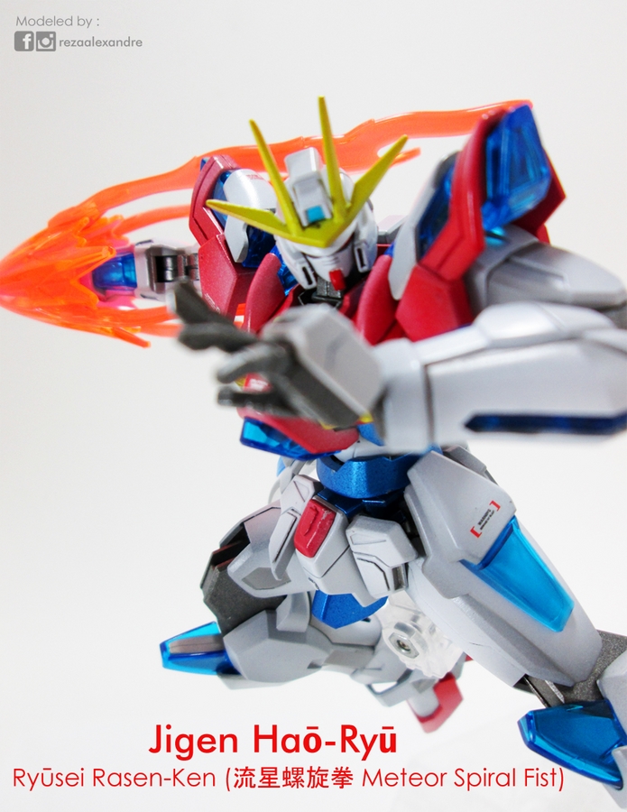 Custom Build: HGBF 1/144 Try Burning Gundam