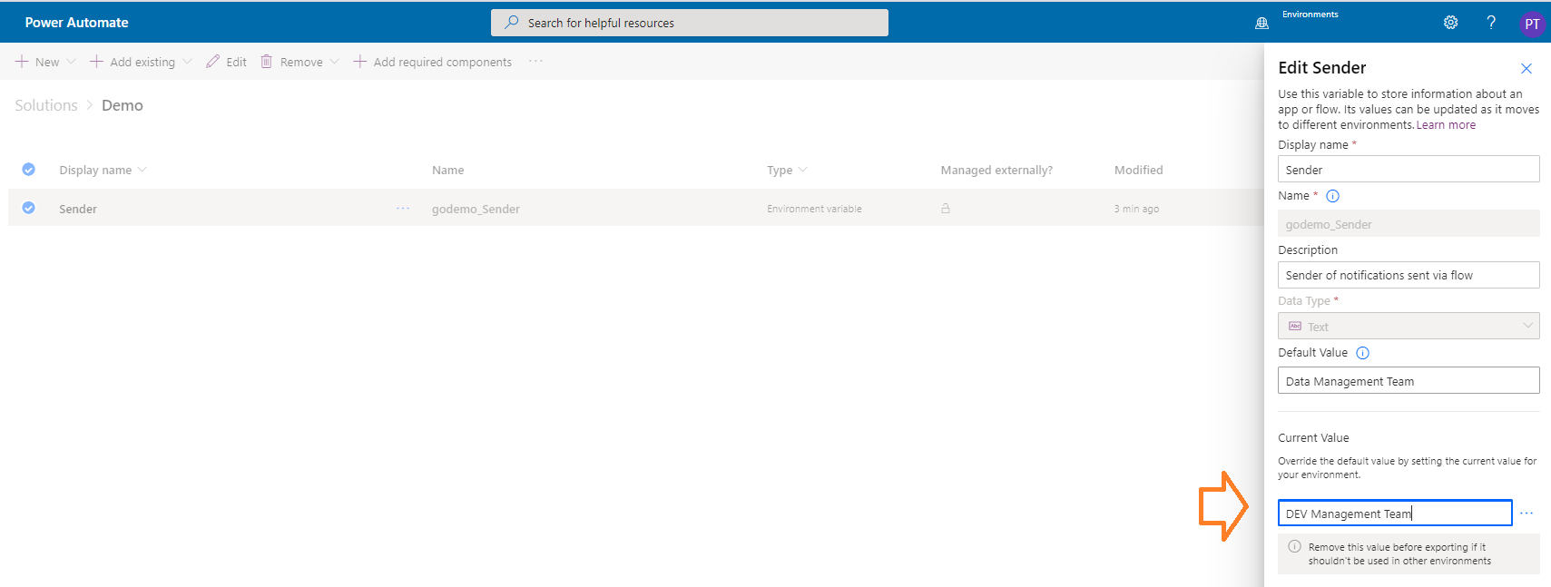 Make your flows configurable using environment variables