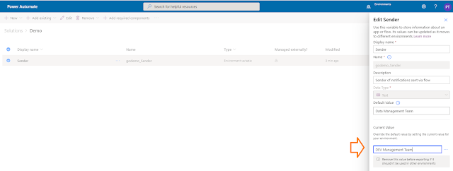 Make your flows configurable using environment variables
