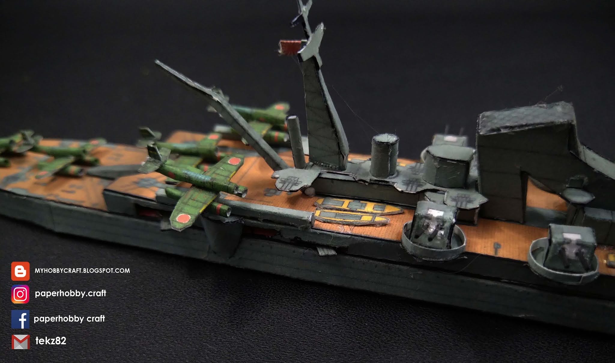 paperhobby: IJN TONE 1/700