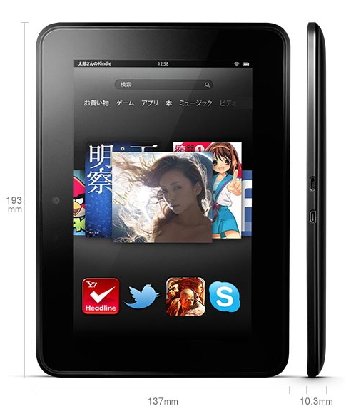 アイアムOKな日々: iPad mini？ Kindle Fire？ タブレットはどれを買うべき？