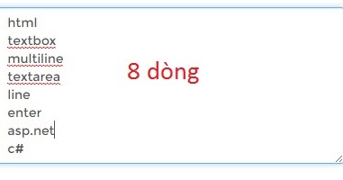 Chỉnh HTML CSS JAVASCRIPT: xuất và nhập xuống dòng trong textbox multiline textarea html asp.net c#