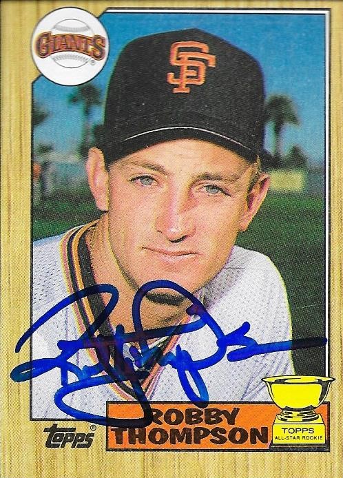foul bunt: TTM Success - Robby Thompson