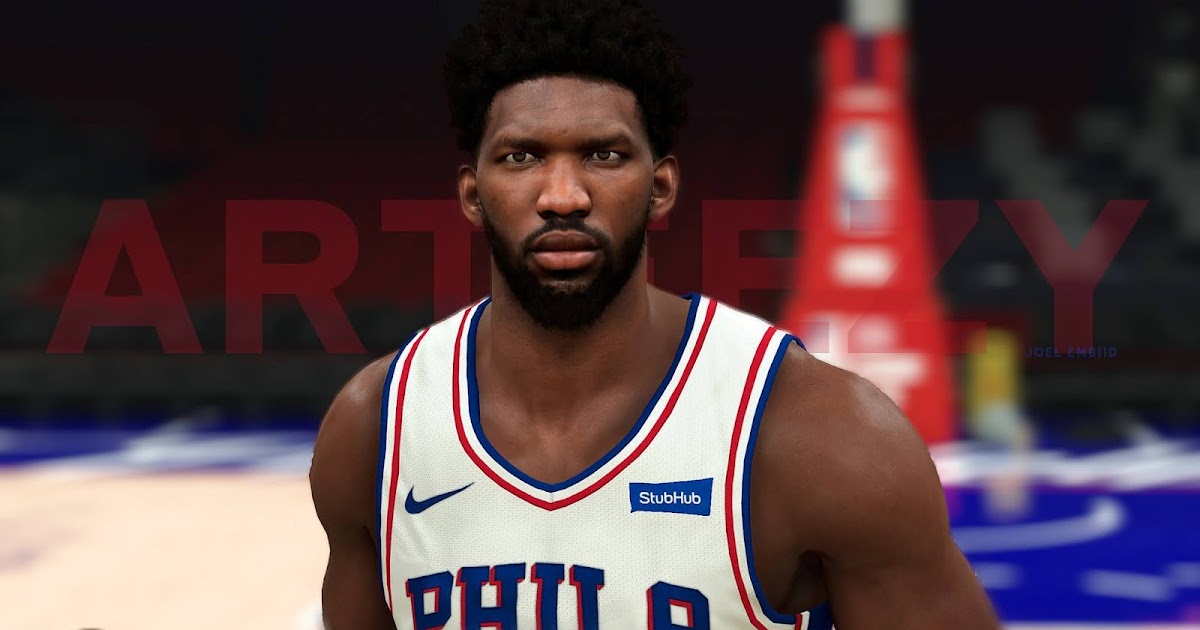 NBA 2K21 Joel Embiid Cyberface and Body Model by Arteezy - Shuajota: NBA 2K23 Mods, Rosters ...