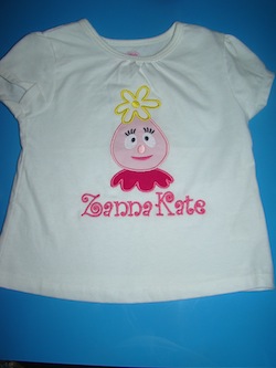 SAME Monogram: Lola's Foofa Yo Gabba Gabba Birthday shirt