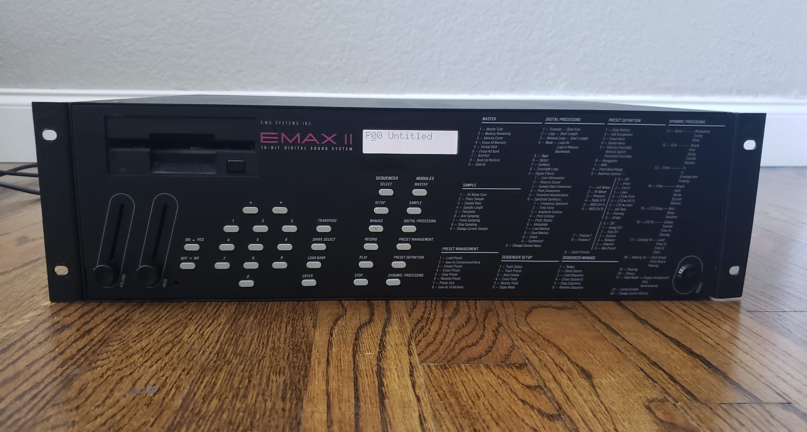MATRIXSYNTH: E-MU Systems Emax II Rack