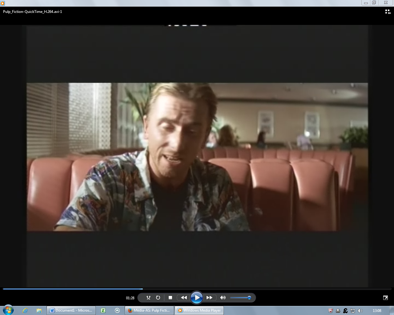 ClaireKaylaAilsaLuke: Pulp fiction opening