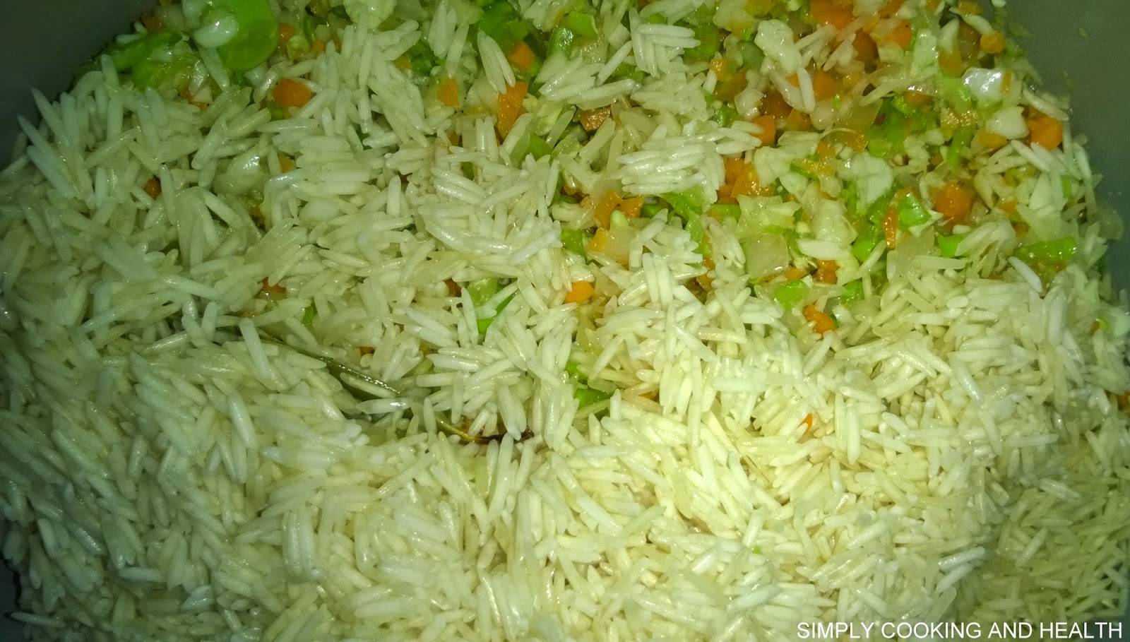 Simply Cooking and Health: Easy Mixed vegetable rice with coconut milk