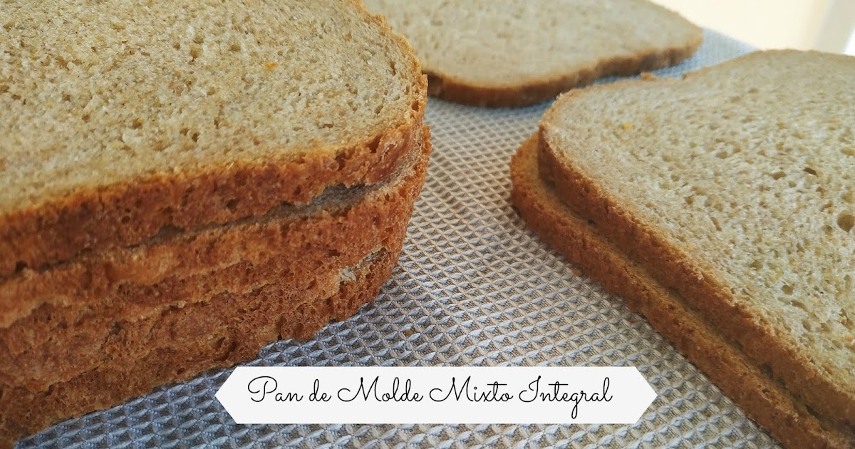 PAN DE MOLDE MIXTO INTEGRAL | COCINA CON REINA