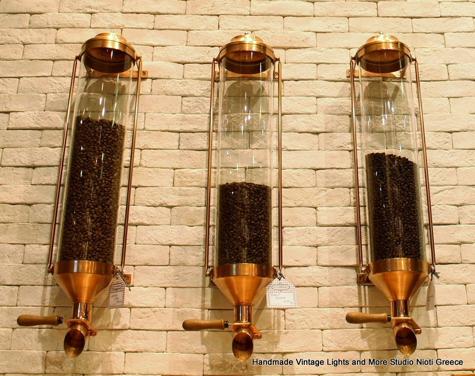 STUDIO NIOTIS: Vintage coffee bean silo F15