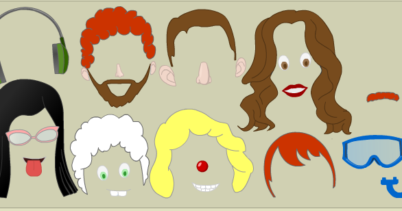 ENGLISH IS FUN. YEAR 4: FACE MAKER GAME by English Flash Game