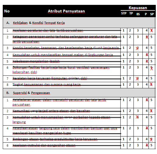 Customer Satisfaction Index ~ Statistics Analyzes