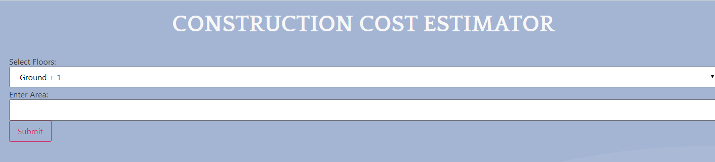 New House Construction Cost Estimator New House Construction Cost Estimator