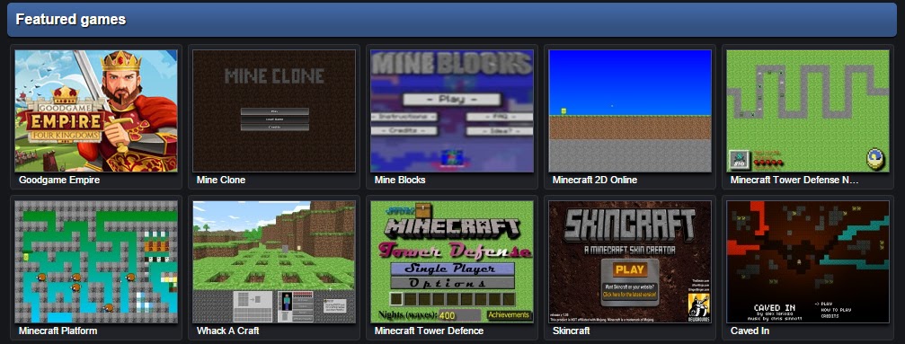 Kids Online Free Games Zone: Mind Craft Game