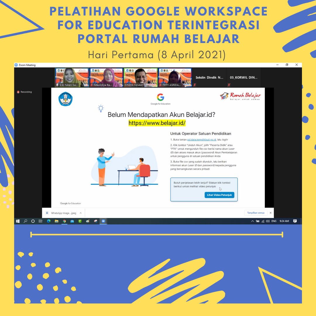 Pelatihan Google Workspace for Education Terintegrasi Portal Rumah ...