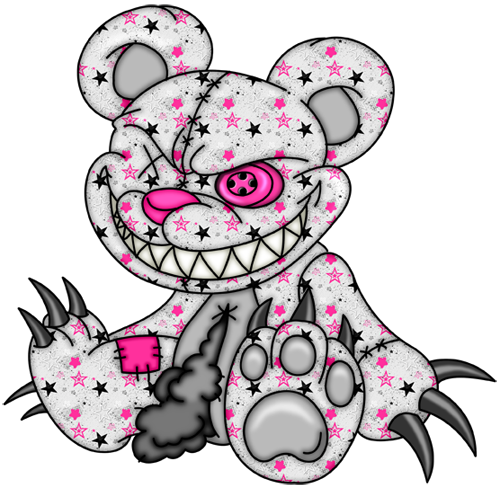 P&A Dezigns: NEW: Evil Teddy Action + New Designer + CU Freebie