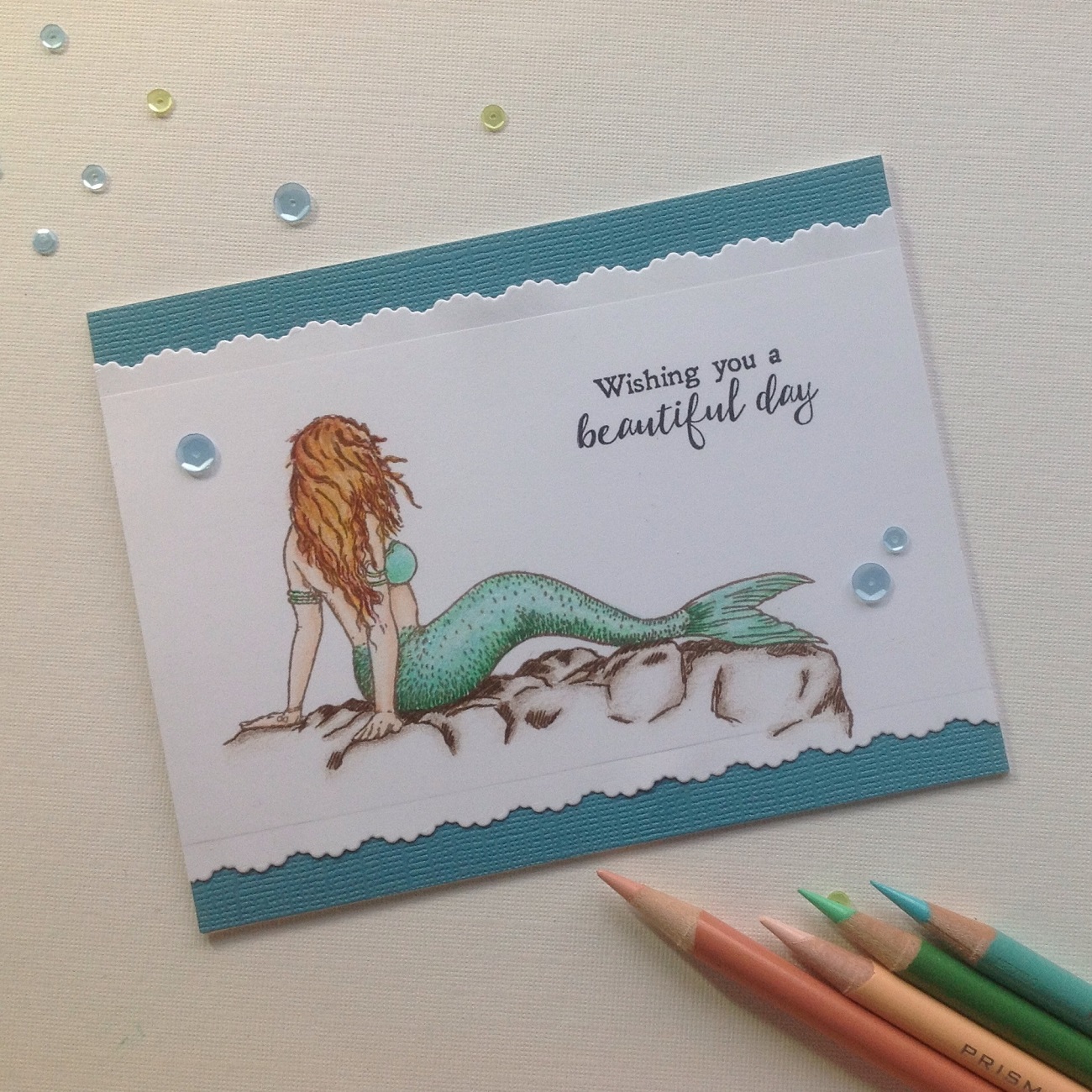 Marianne's cards 'n stuff: Mermaid wishes