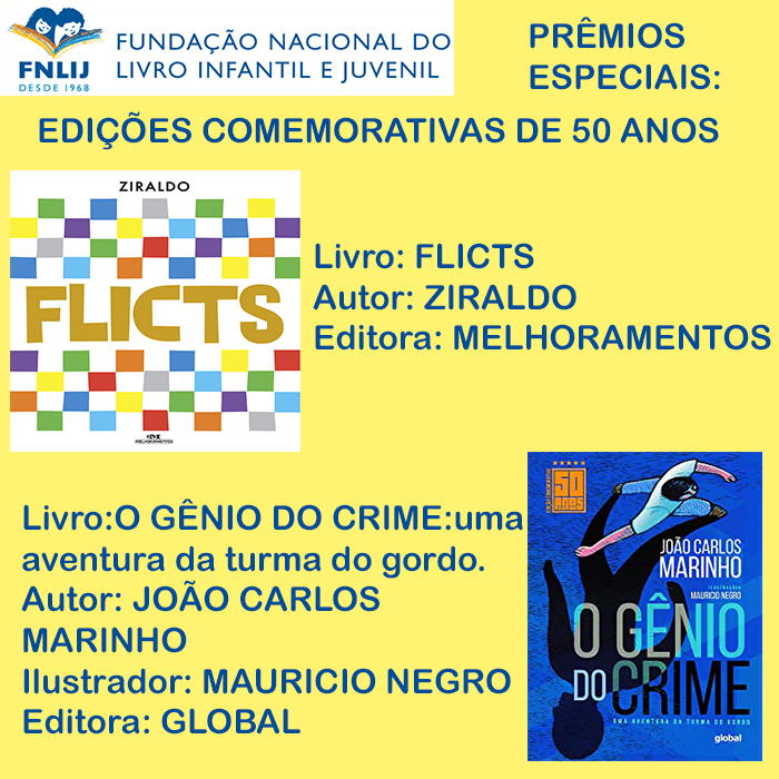 CRISTINA SÁ literatura infantil e juvenil: PRÊMIO FUNDAÇÃO NACIONAL DO ...