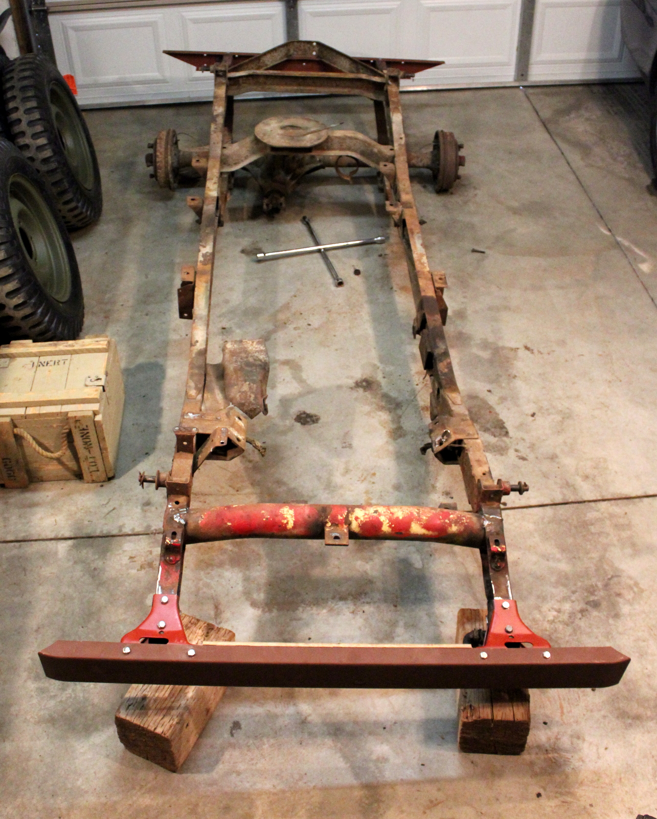 1943 Willys MB Jeep Restoration Project: Frame is done!