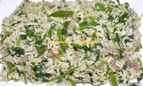 My Kitchen Flavors - Bon Appetit!: Cilantro (Coriander) Fried Rice