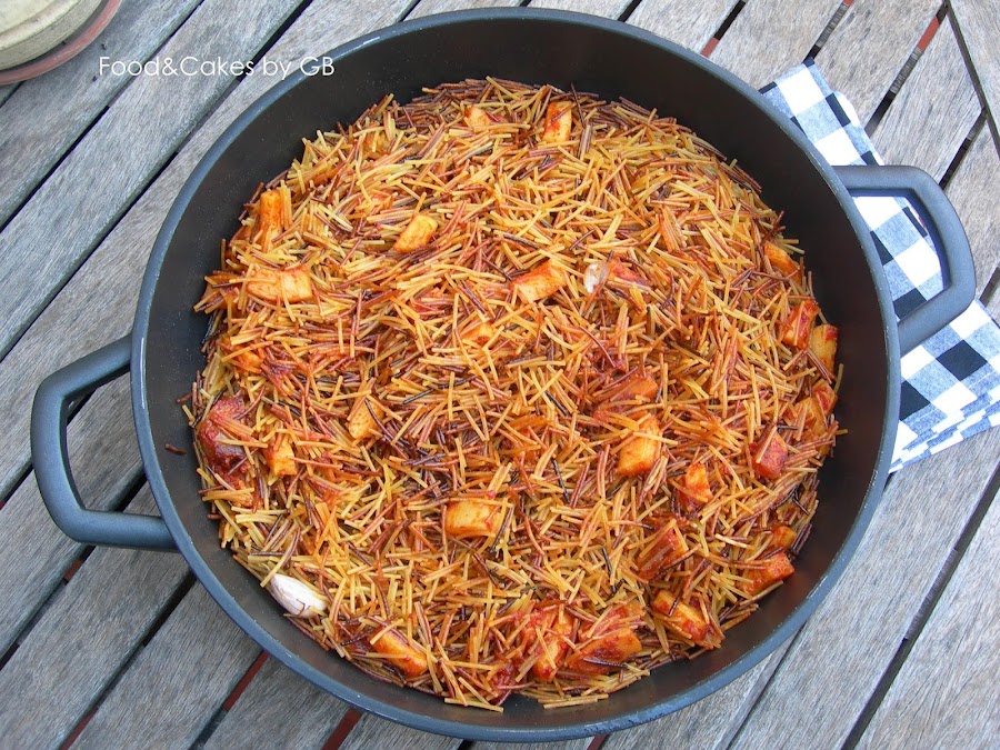 Fideuá de sepia y mejillones | Cocina