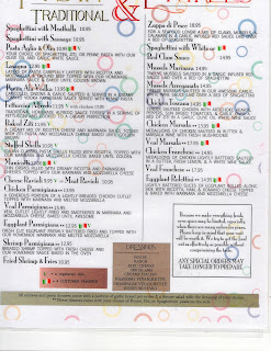 Roma Italian Restaurant: Menus