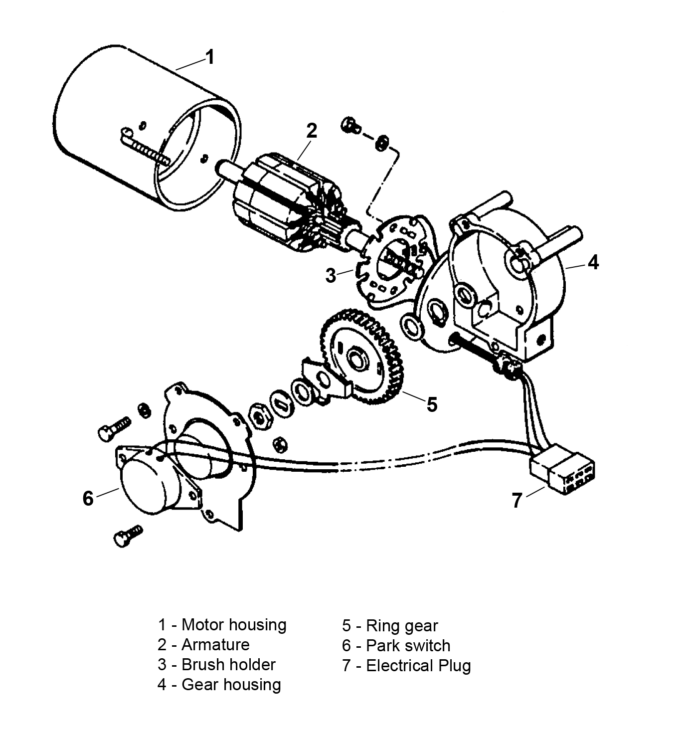 Ford Wiper Motor Diagram